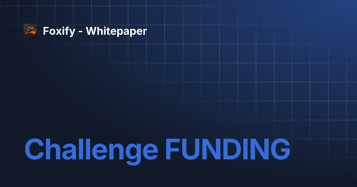 Challenge FUNDING | Foxify - Whitepaper